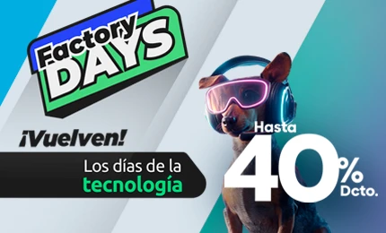 Factory Days: Aprovecha ofertas exclusivas hasta 40% - pcfactory.cl